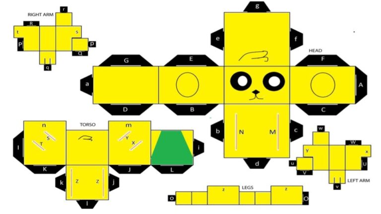 Papercraft Mikecrack: Figura de papel 3D de Mikecrack en PDF