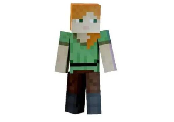 Papercraft de Alex de Minecraft para descargar en PDF - Figuras ...