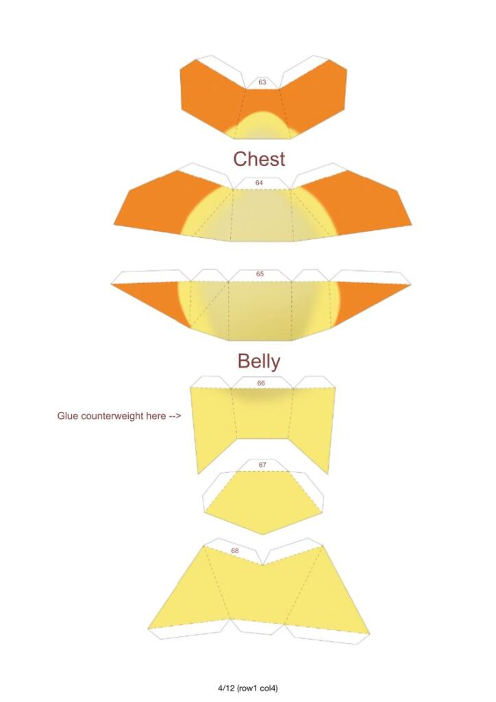 Papercraft Charizard: Figura de papel 3D de Charizard en PDF